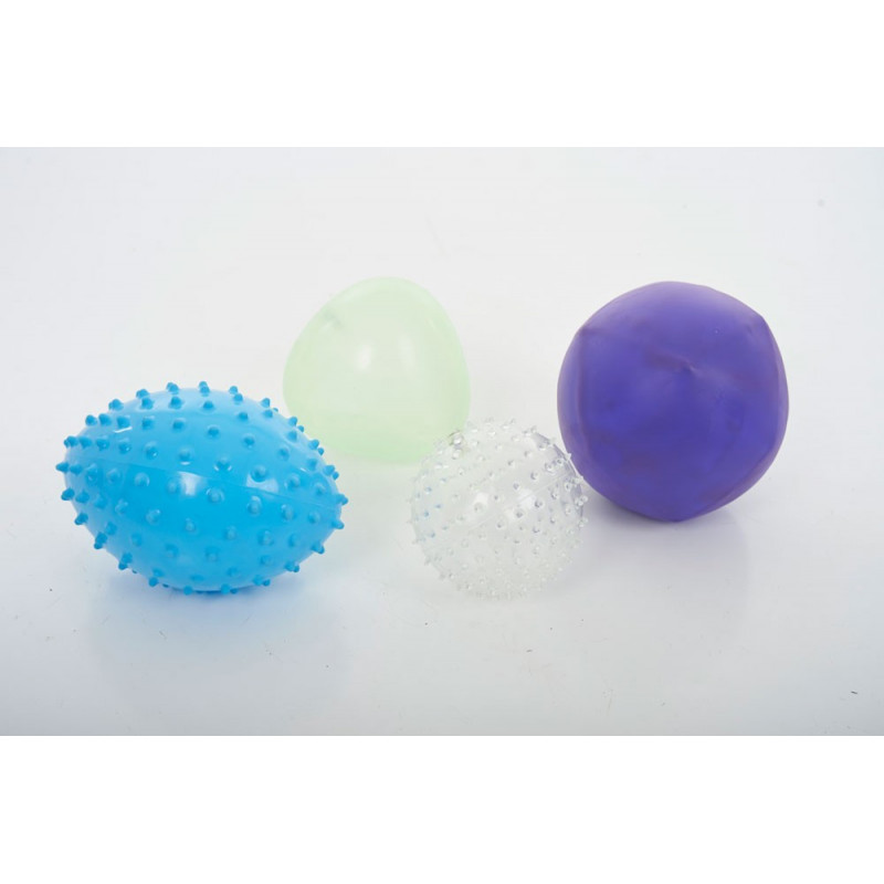 Set de 4 ballons sensoriels - mapetitefabriquemontessori