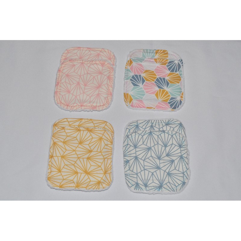 Lot de 8 lingettes lavable