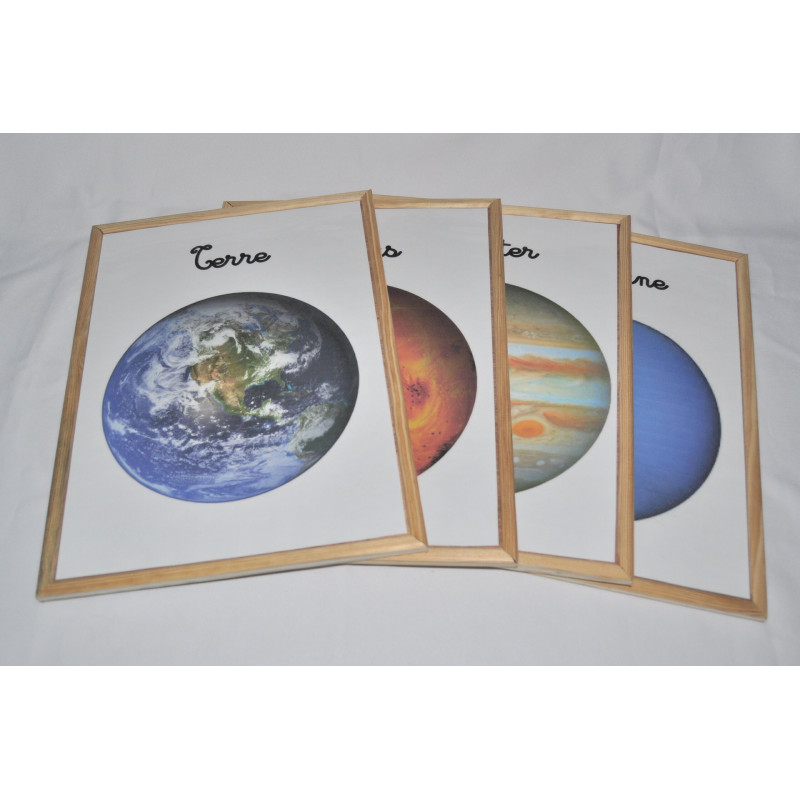 12 affiches sur le système solaire - mapetitefabriquemontessori