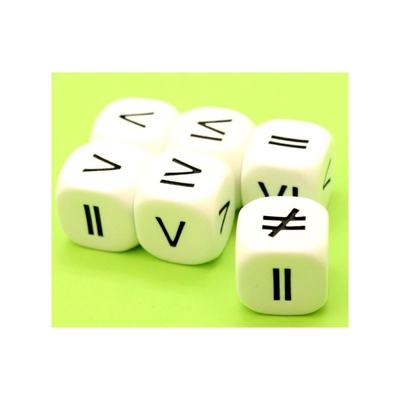 Dé des symboles Mathématiques